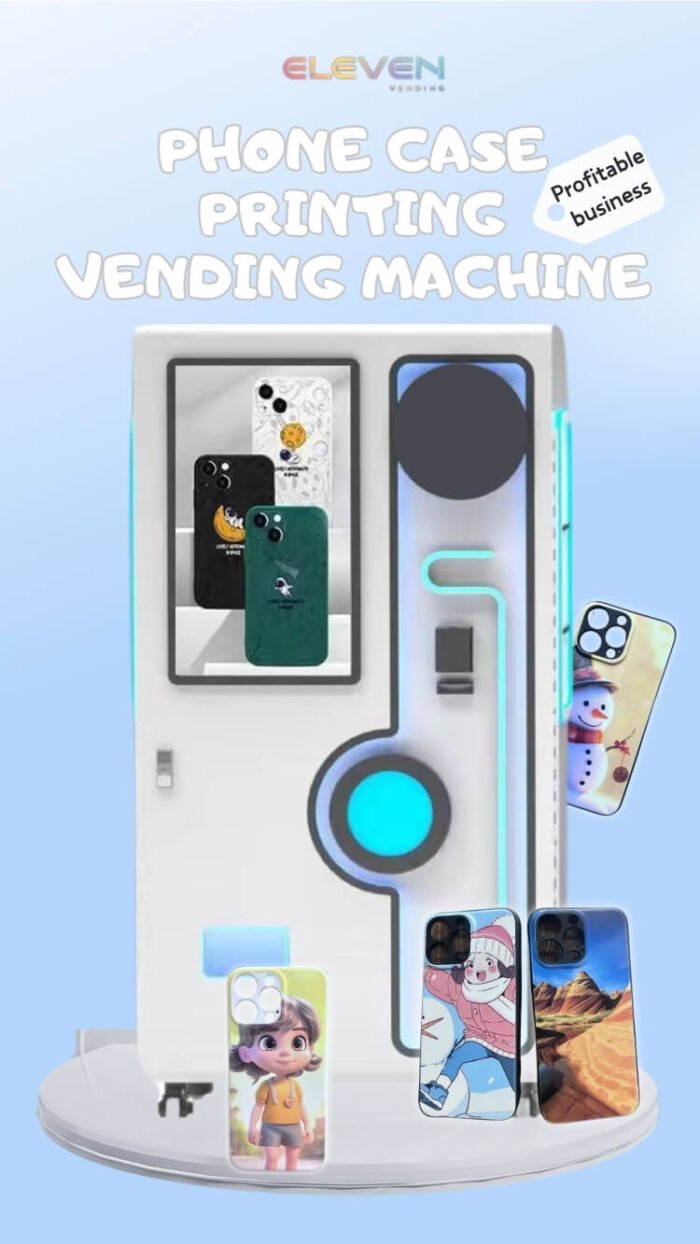 Automatic phone case printing vending machine - eleven vending