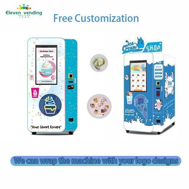 automatic Ice Cream Vending Machine for sale Factory Direct