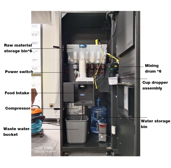 24/7 Automated Protein Shake Dispenser for Fitness Centers