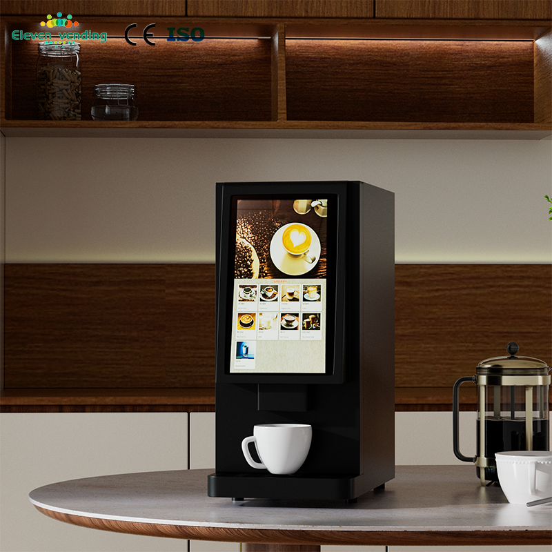 Self-service Fresh Brew & Instant Coffee Beverage Machine - eleven vending
