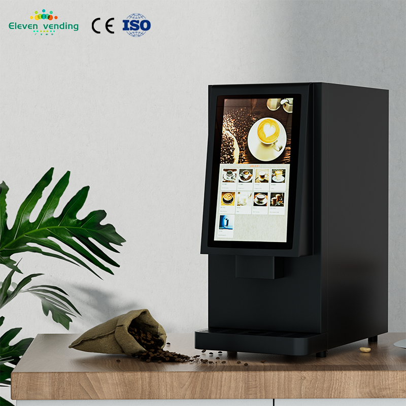 Self-service Fresh Brew & Instant Coffee Beverage Machine - eleven vending